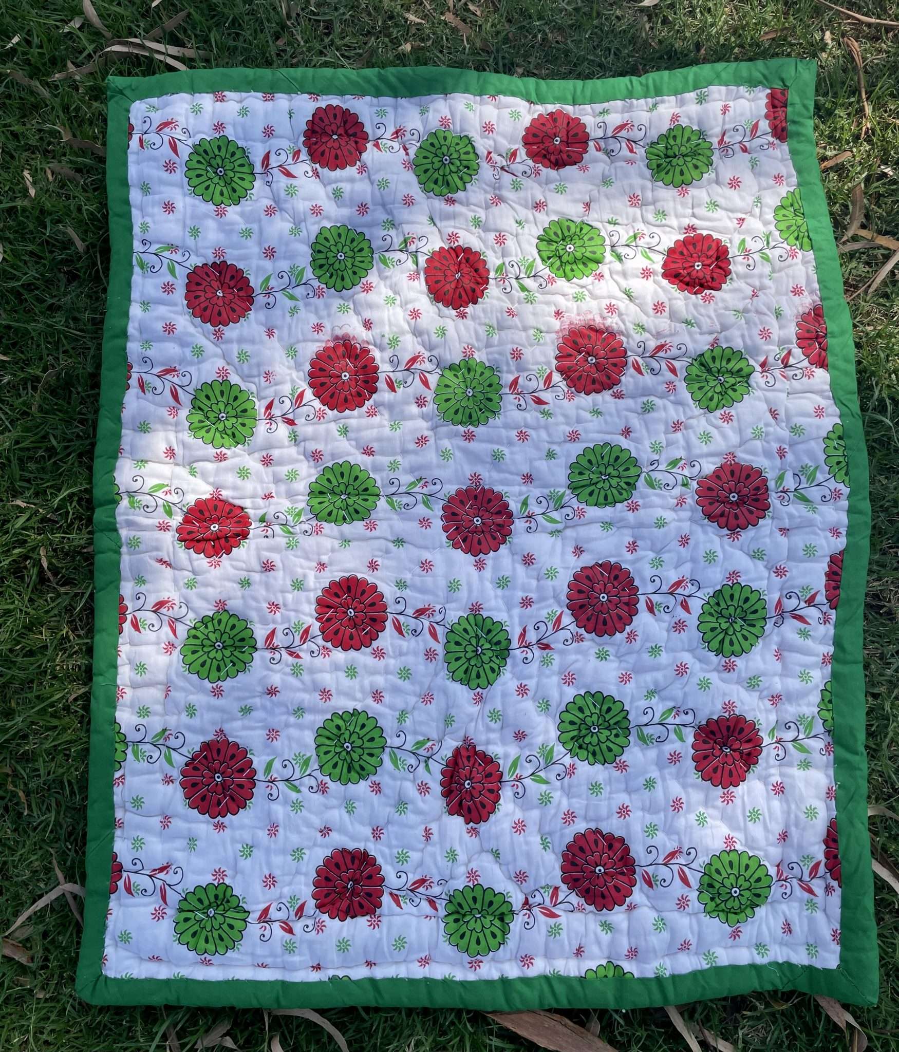 Cotton QUILT Baby Blanket Green – Alchemy Story